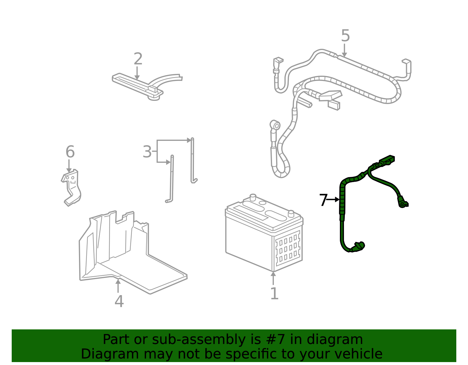 32600-SJC-A01 - 2009-2014 Honda Ridgeline - Cable Assembly Ground | All ...