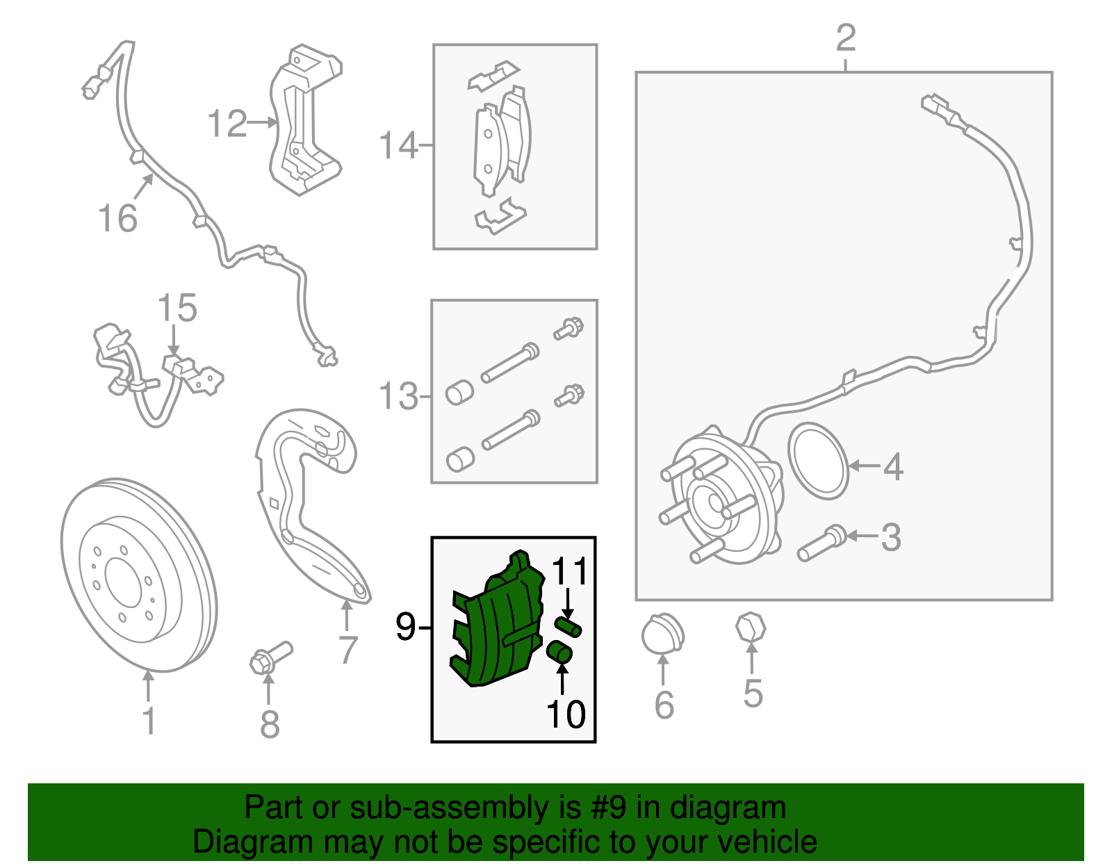 2012-2014 Ford F-150 | Motorcraft™ Caliper | BRCF-300 | Walls' Ford Parts