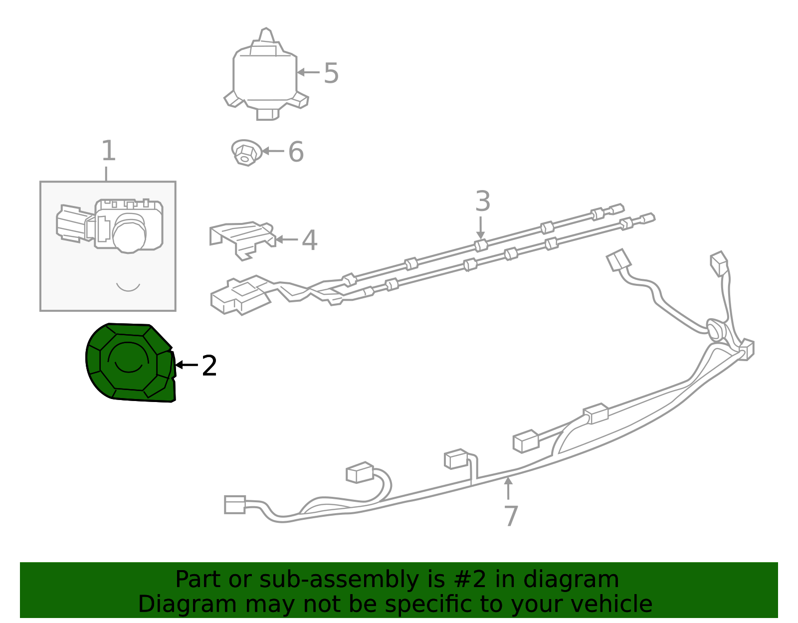89348-12140-G1 - 2019-2024 Lexus - Park Sensor Retainer | My L Parts
