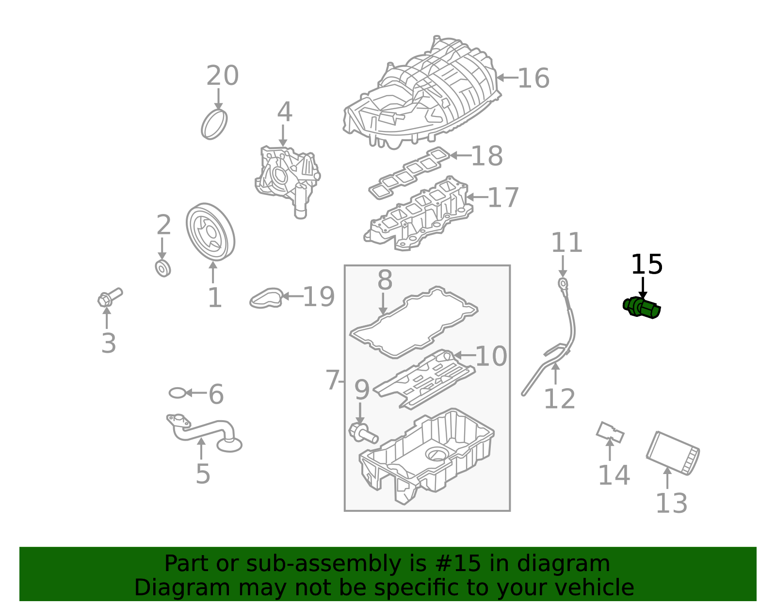 2006-2012 Ford Motorcraft Engine Oil Pressure Switch SW-6890 | Ford OEM ...