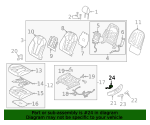 88090-J3000 - High-Quality Seat Lumbar Switch for 2019-2021 Hyundai ...