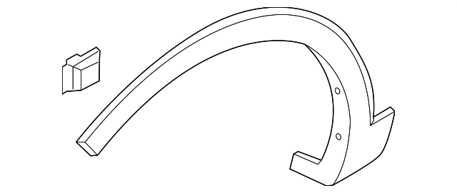 87712-C6000 - Wheel Opening Molding 2016-2020 Kia Sorento | Kia.Parts Store