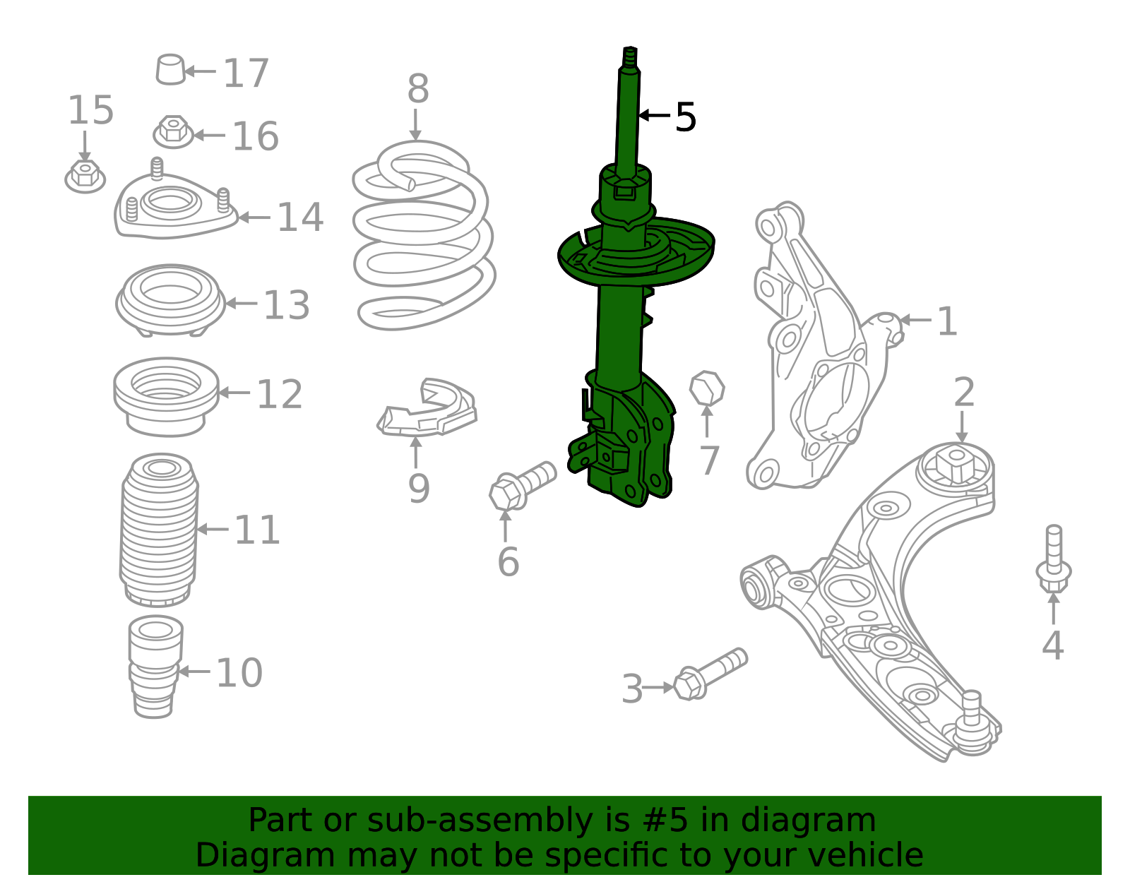 VC86-34-700A - High-Quality Strut for 2024-2025 Mazda CX-50 ...