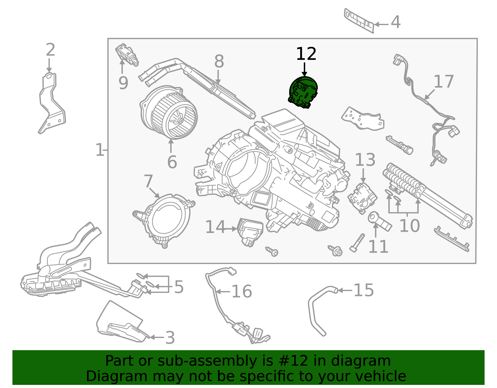 87106-60640 - HVAC Air Inlet Door Actuator 2024-2025 Toyota Land ...