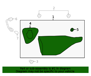2020-2024 Toyota Corolla | Backup Lamp | 81581-12250 | OEM Vehicle Parts