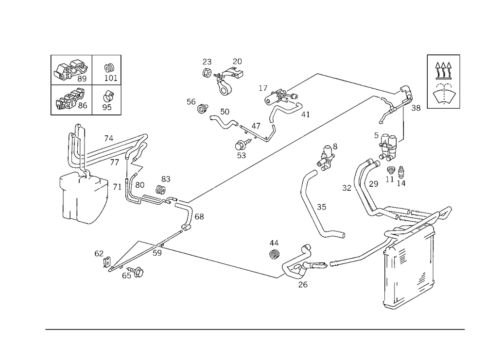 001-830-06-84 - Valve 1954-1997 Mercedes-Benz | Mercedes-Benz USA Parts