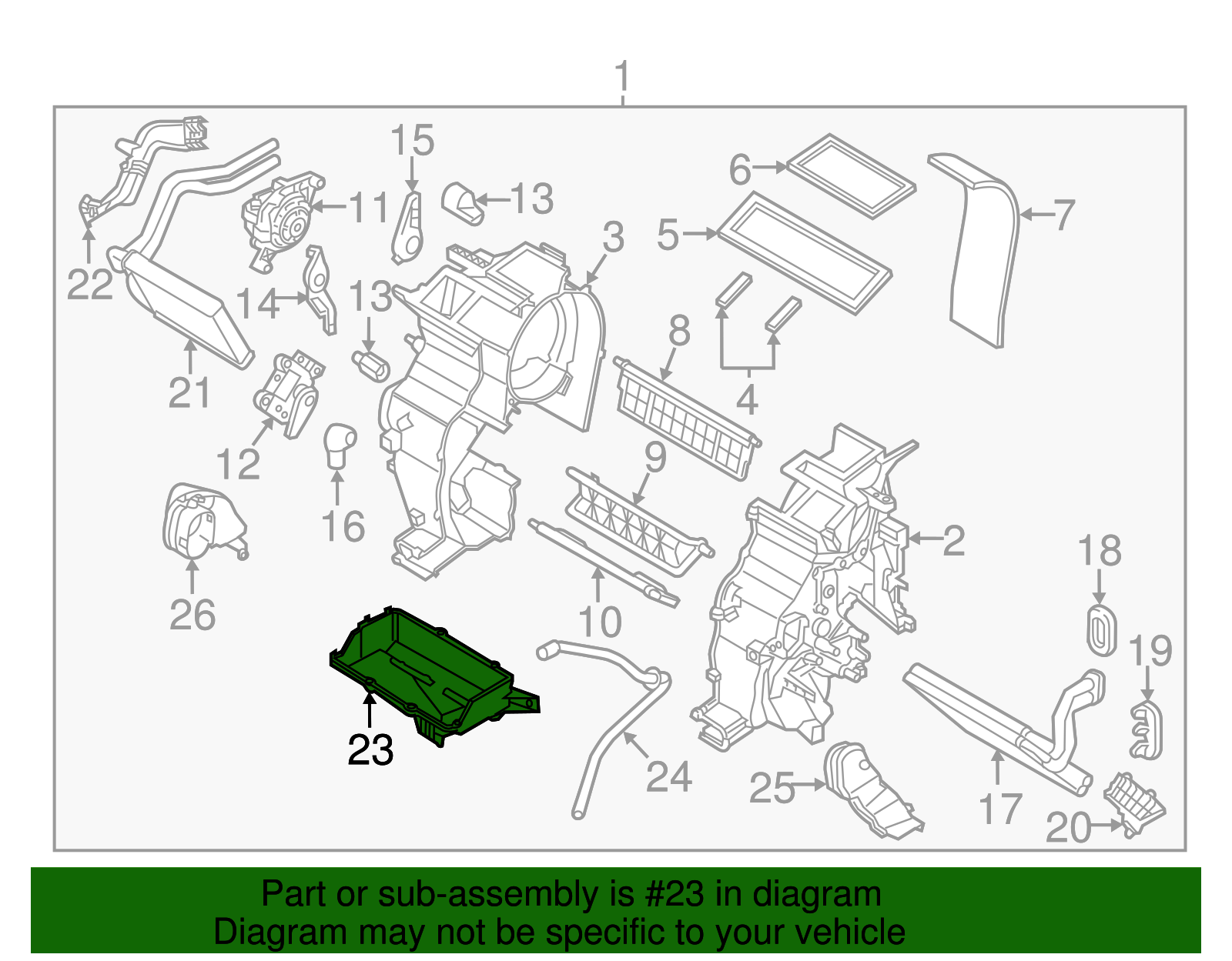 2012-2017 Kia Rio Case Assembly 97136-1W000 | Kia OEM Parts Outlet