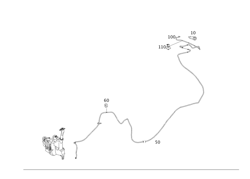164-860-05-92 - Hose 2007-2012 Mercedes-Benz | MB Parts Source