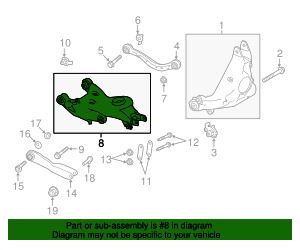 Genuine Lower Control Arm for 2013-2024 Land Rover | Land Rover Part ...