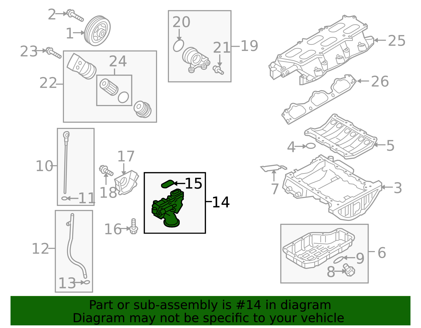 21310-3C300 - Oil Pump - 2006-2012 Hyundai | World OEM Parts Hyundai