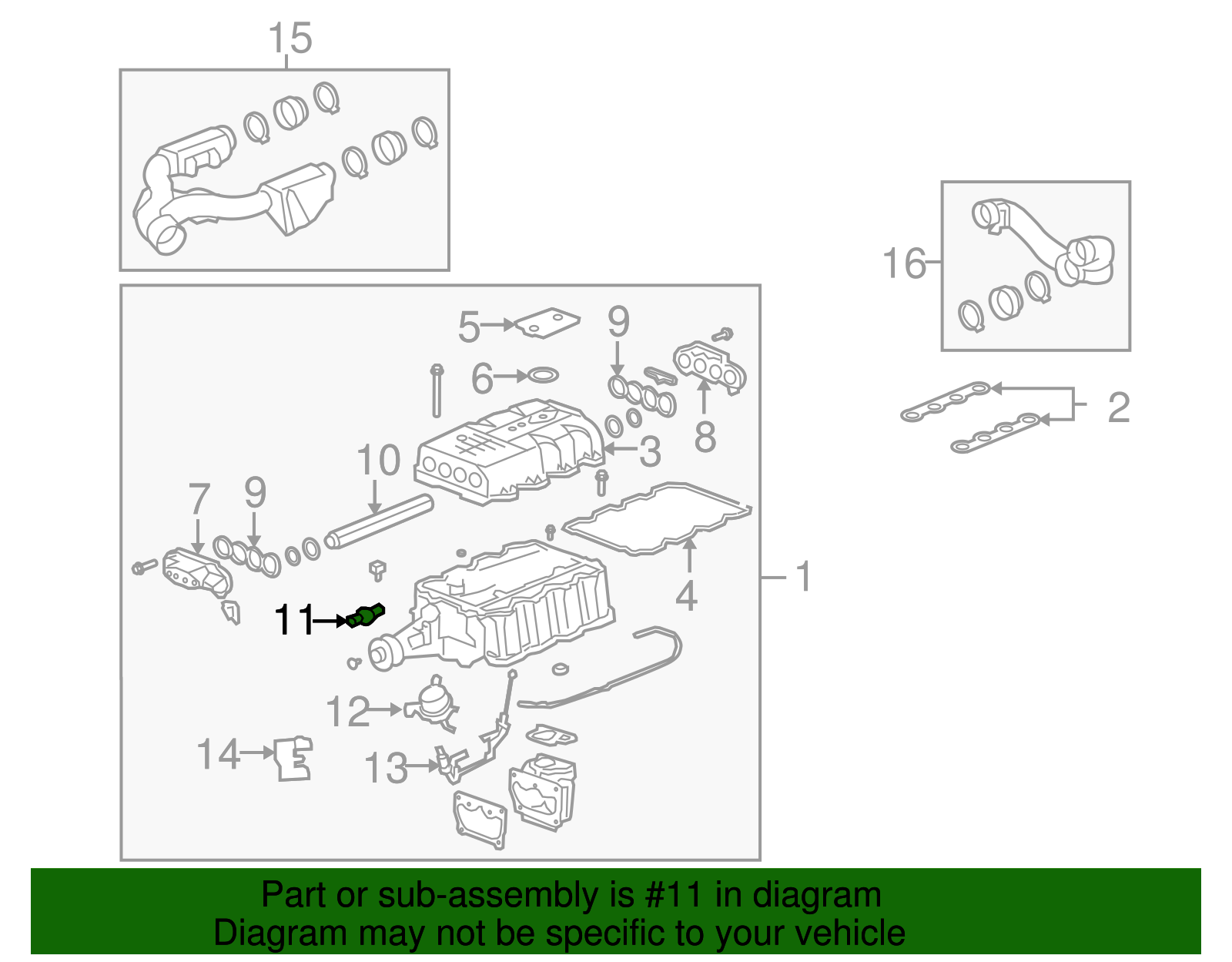 1985-2009 GM Air Cleaner Temperature Sensor 25036751 | Applegate ...