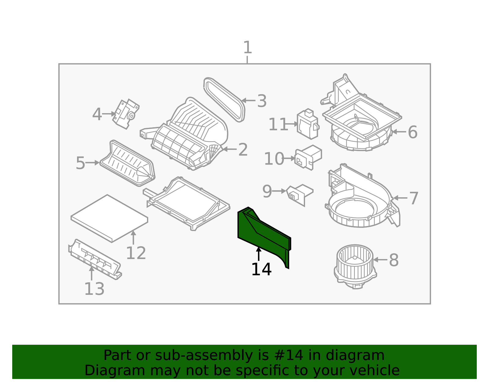 97199-1U500 - Insulator Pad 2011-2013 Kia Sorento | Kia.Parts Store