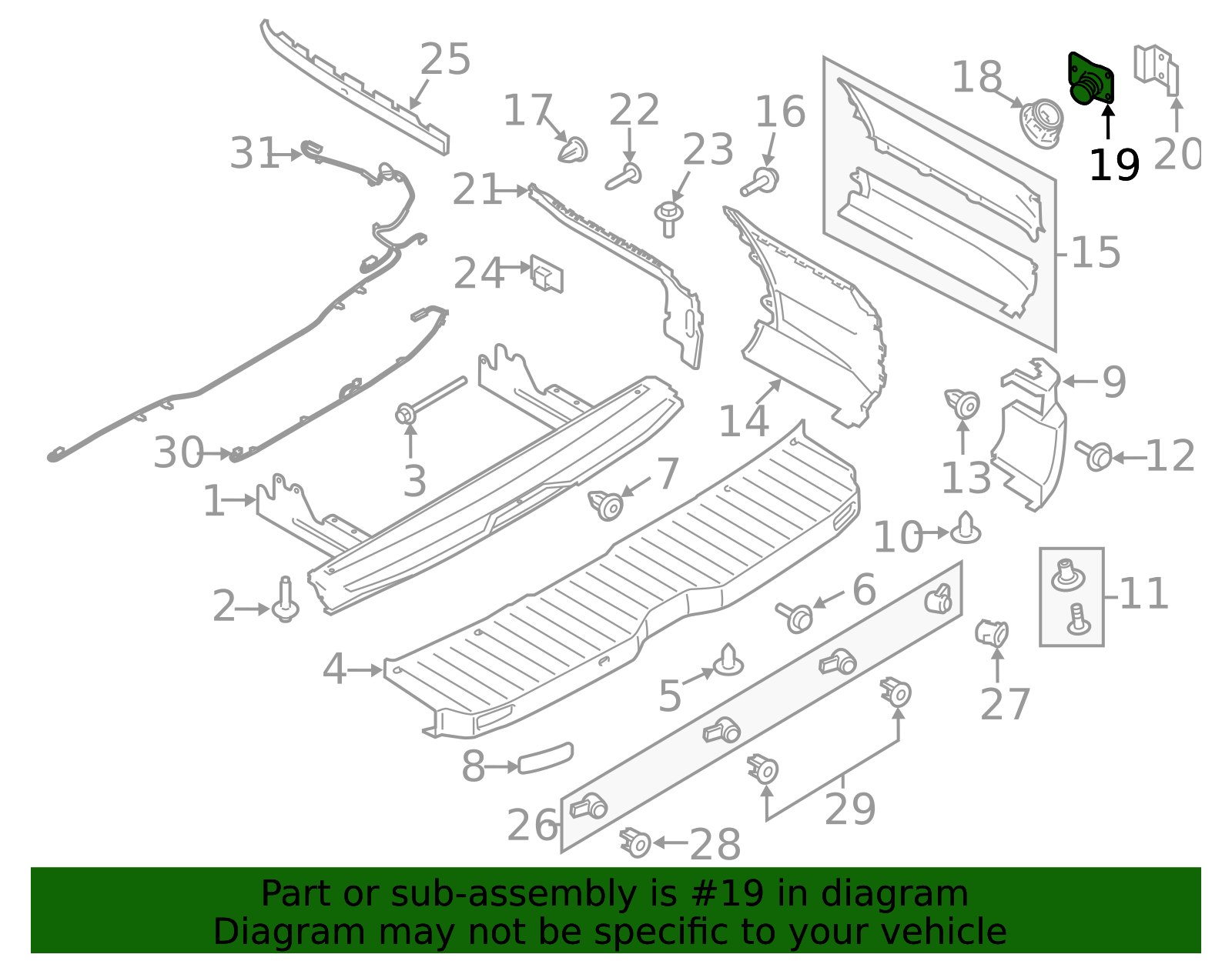 BK3Z-61247A64-C - Bumper Outer Support - Lasco Auto Parts