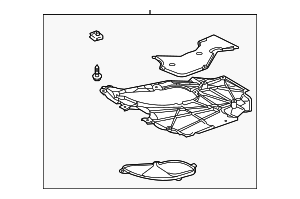 Genuine Toyota Engine Cover part# 51420-48040 for 2020-2024 Toyota ...