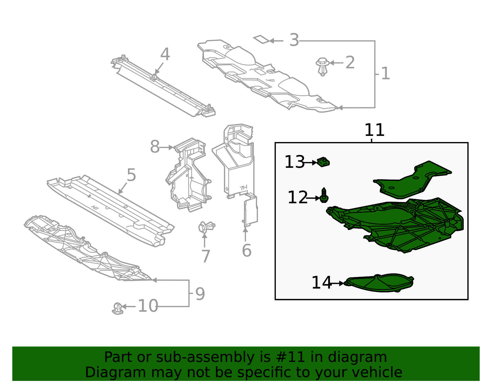 Genuine Toyota Engine Cover part# 51420-48040 for 2020-2024 Toyota ...