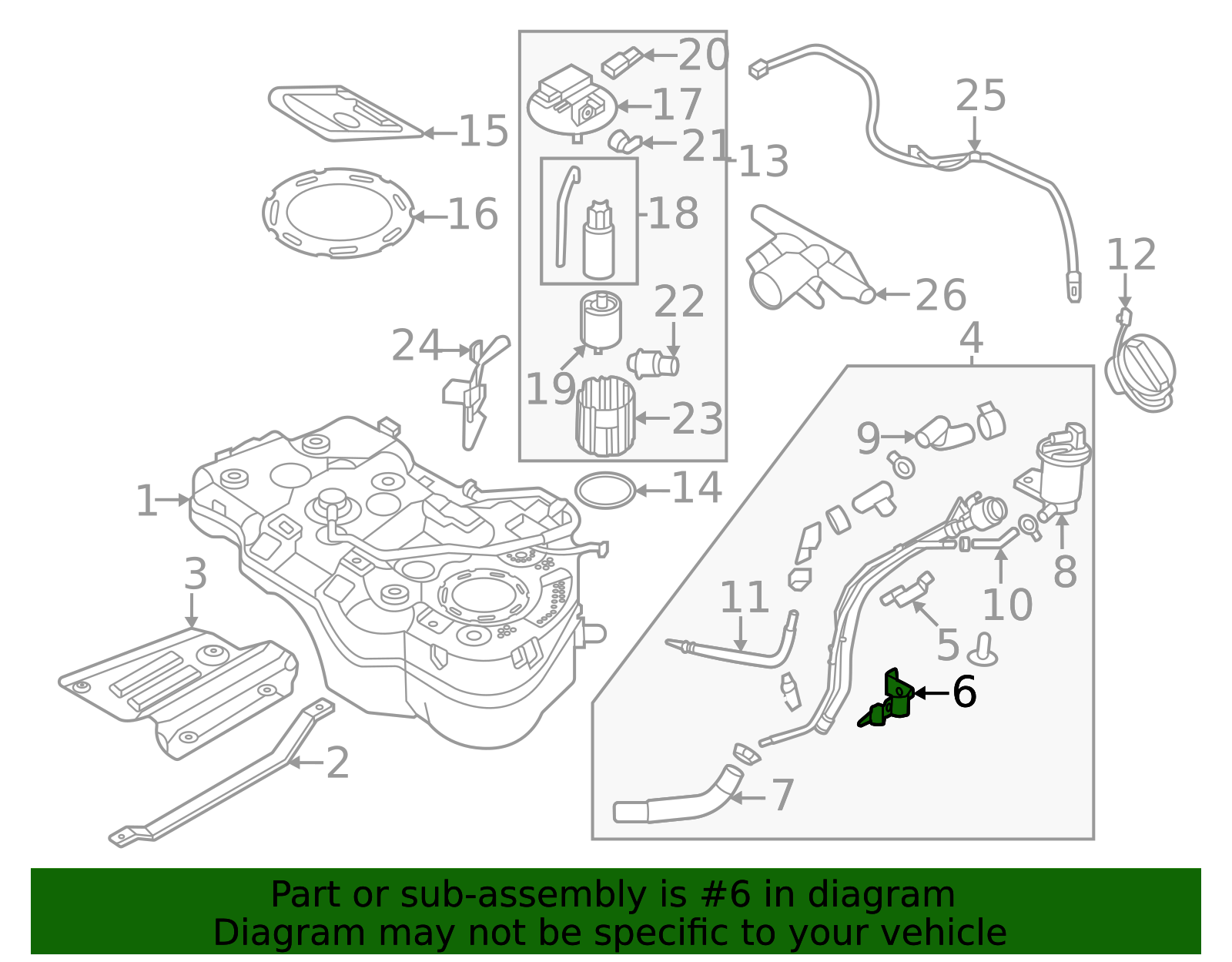 31033-N9530 - Filler Neck Bracket 2023-2025 Kia Sportage | Kia.Parts Store