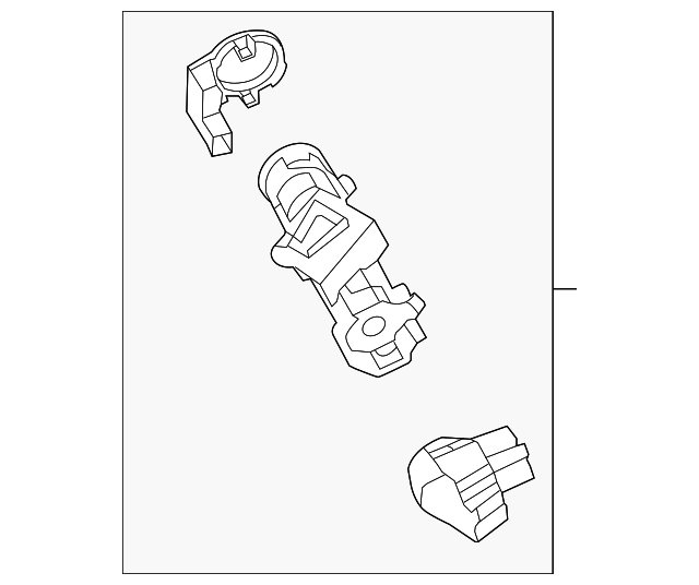 2012-2016 Ford | Ignition Housing | BV6Z-3511-B | Walls' Ford Parts