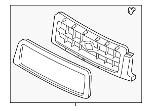 2003-2004 Nissan Pathfinder Grille Assembly 62310-4W363 | Boro Nissan Parts