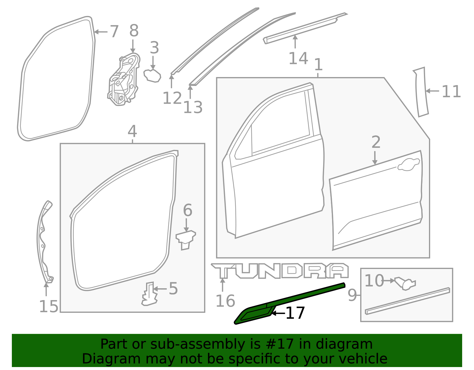 2022-2024 Toyota Body Side Molding 75071-AN020 | Lithia Toyota Parts