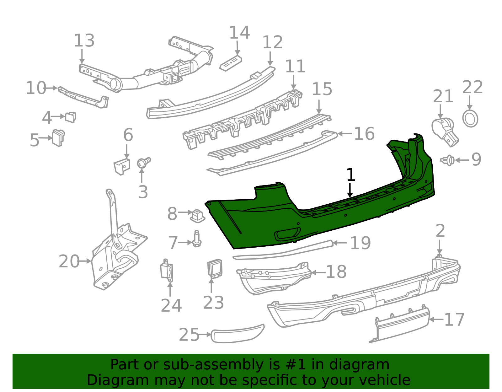2011-2022 Jeep Fascia 1VQ65TZZAA | Mopar Parts Canada