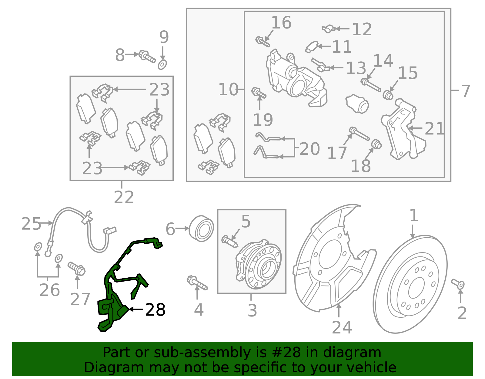Hyundai ABS Wheel Speed Sensor - Precise Brake Control - Part #58950 ...