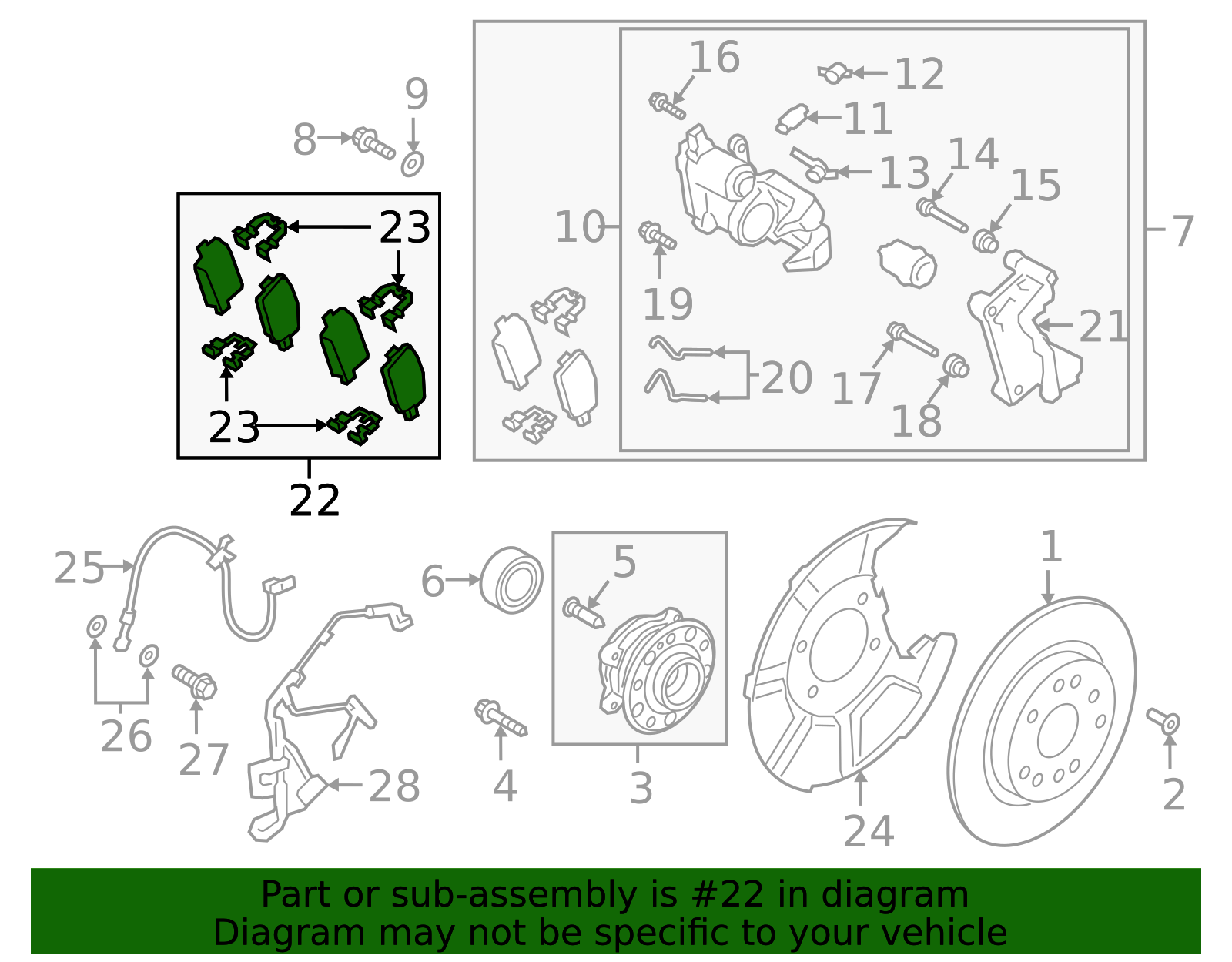2019-2020 Hyundai Santa Fe Brake Pads Rear 58302-S1A30 | OEM Parts Online