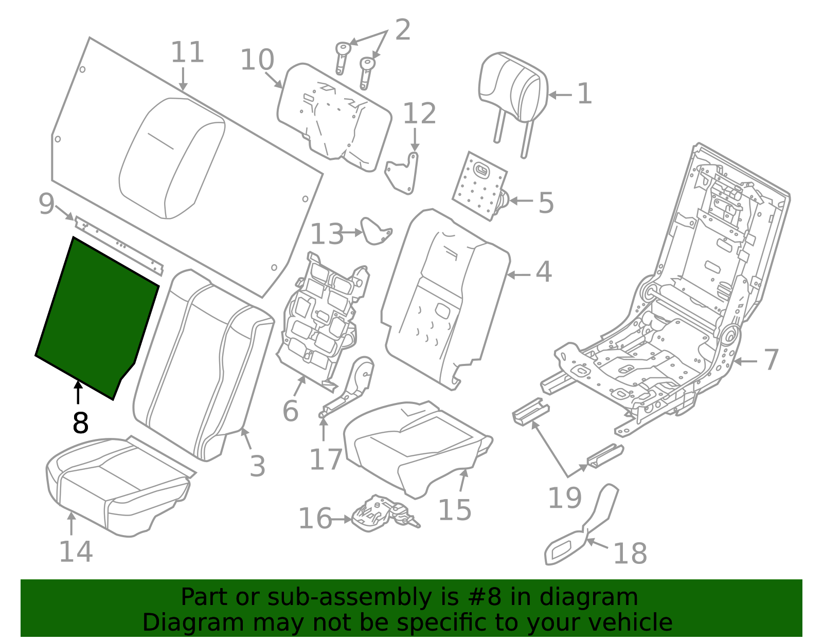 Seat Back Panel - Restore Rear Seat Aesthetics | AutoNation Parts