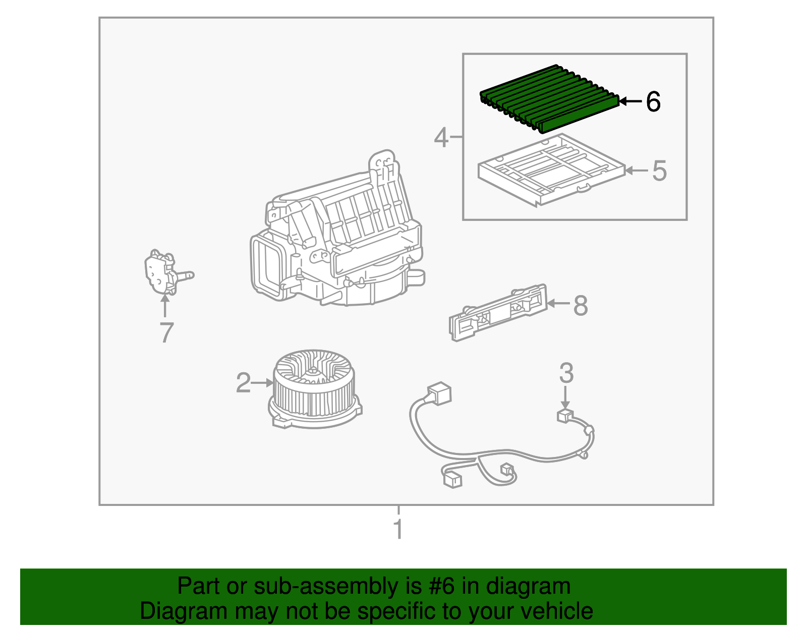 87139-48030 - Cabin Air Filter 1995-2000 Lexus | Lexus of Stevens Creek ...