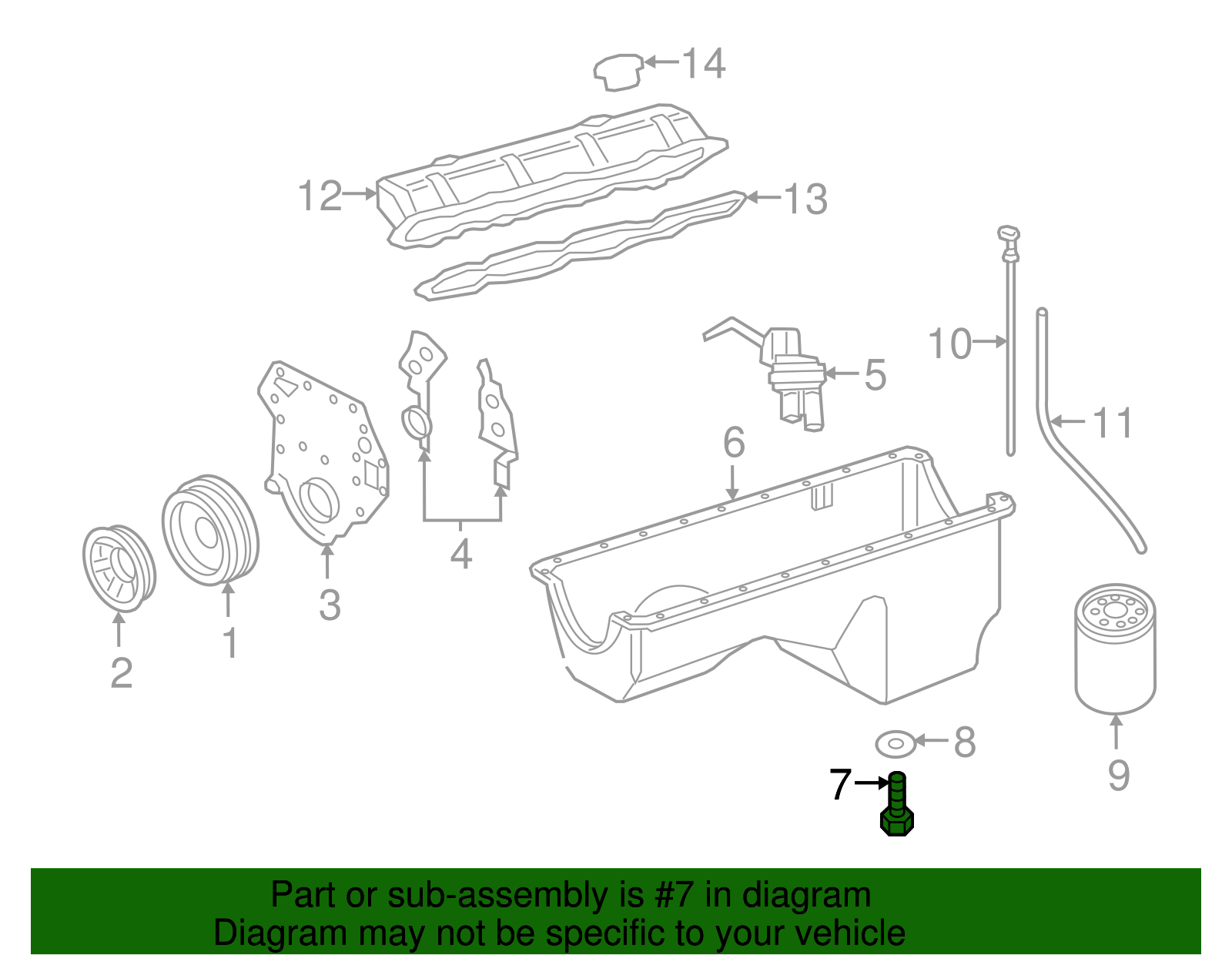 1993-2003 Ford Engine Oil Drain Plug F6TZ-6730-AA | Ford OEM Parts Outlet
