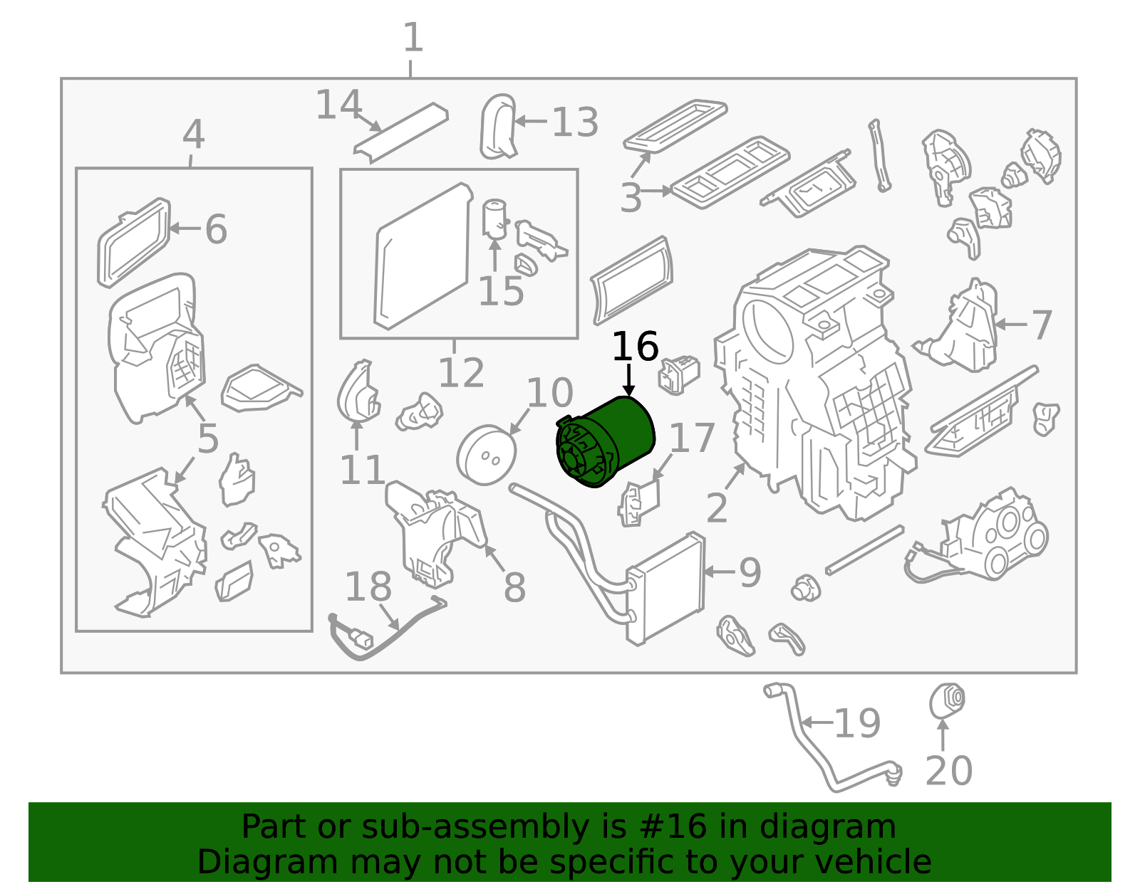 27226-3AN0A - Blower Motor 2012-2019 Nissan | Official Nissan Parts Store