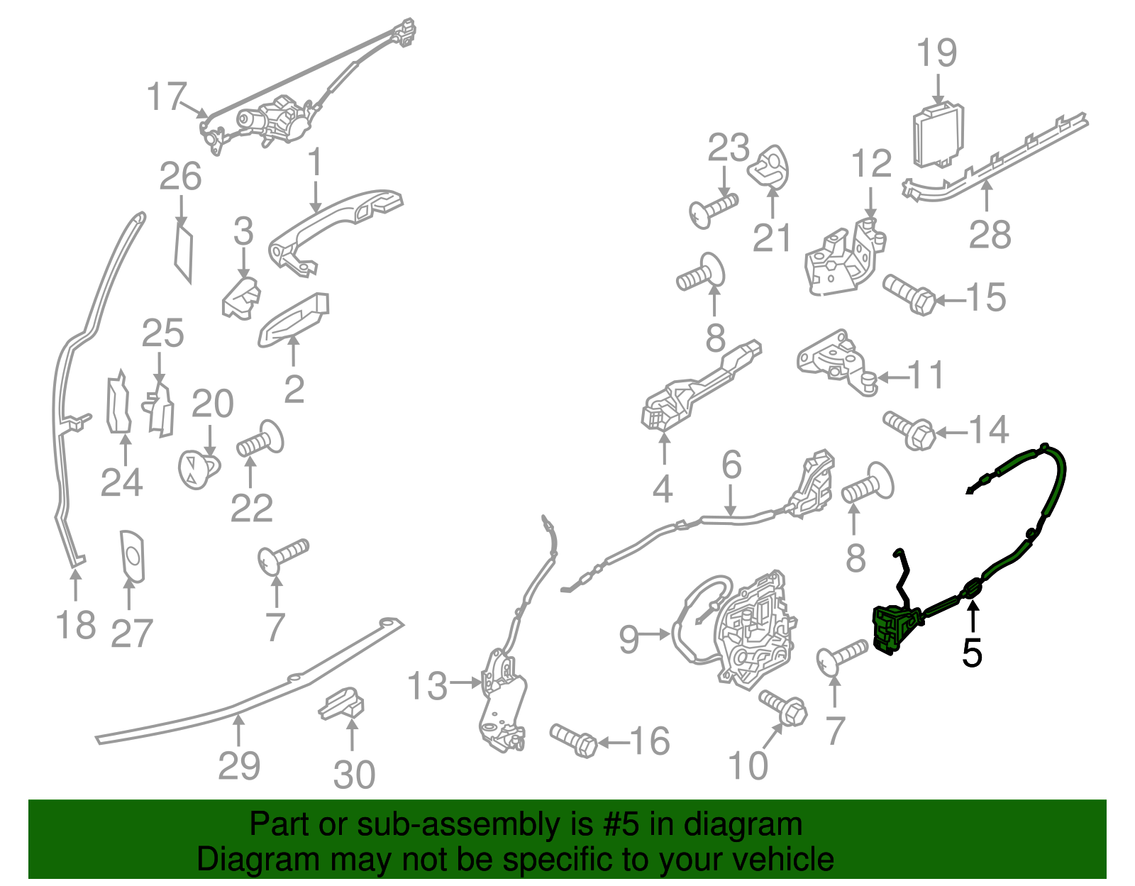 81405-A9000 - Latch 2015-2021 Kia Sedona | Kia.Parts Store