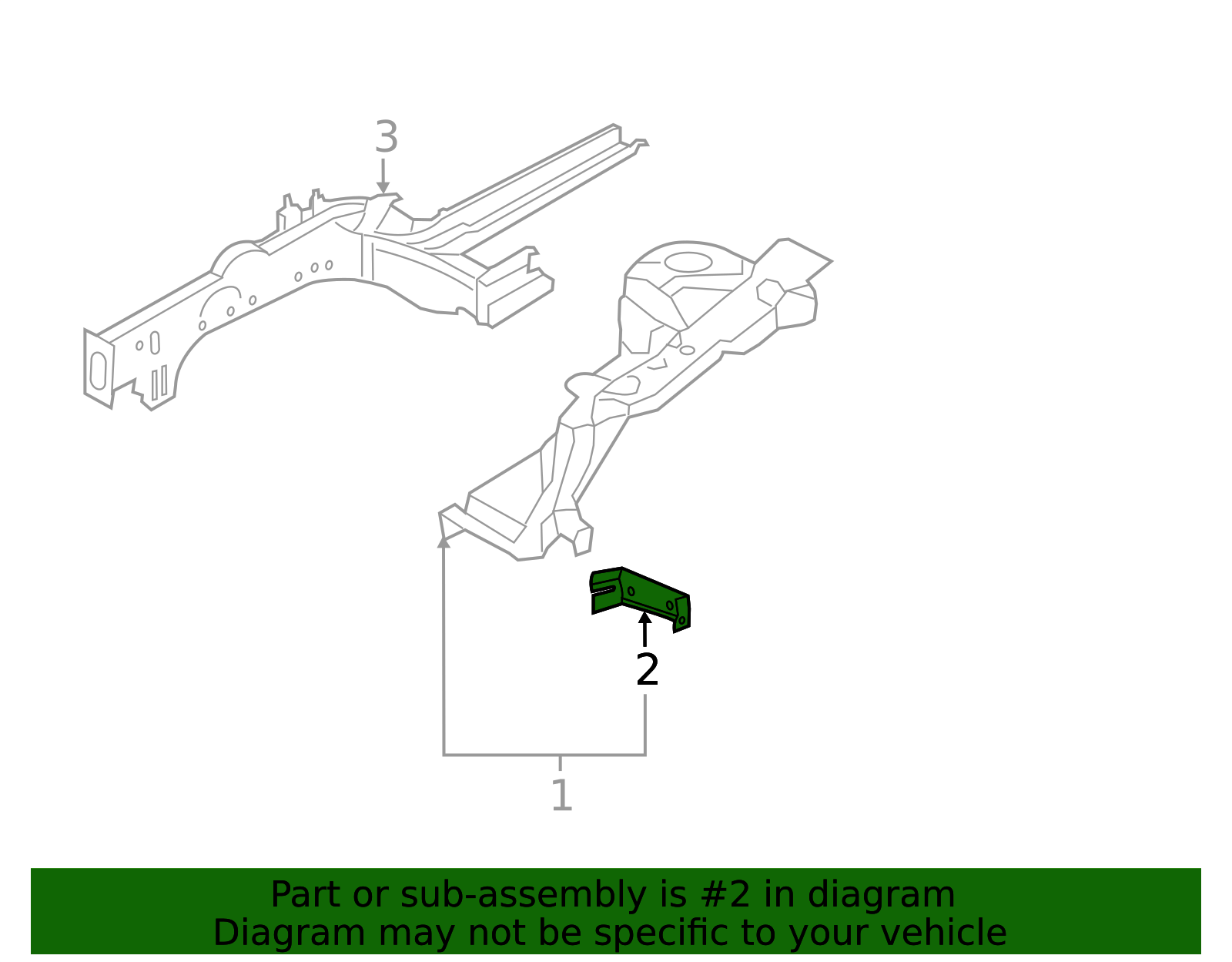 64527-2T000 - Apron Assembly Mount Bracket 2011-2016 Kia Optima | Kia ...