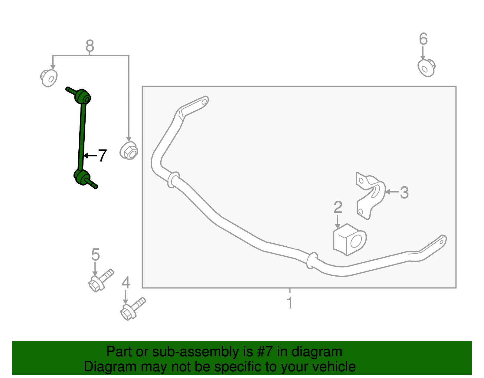 2010-2014 Ford Mustang | Motorcraft™ Stabilizer Link | MEF-201 | Walls ...