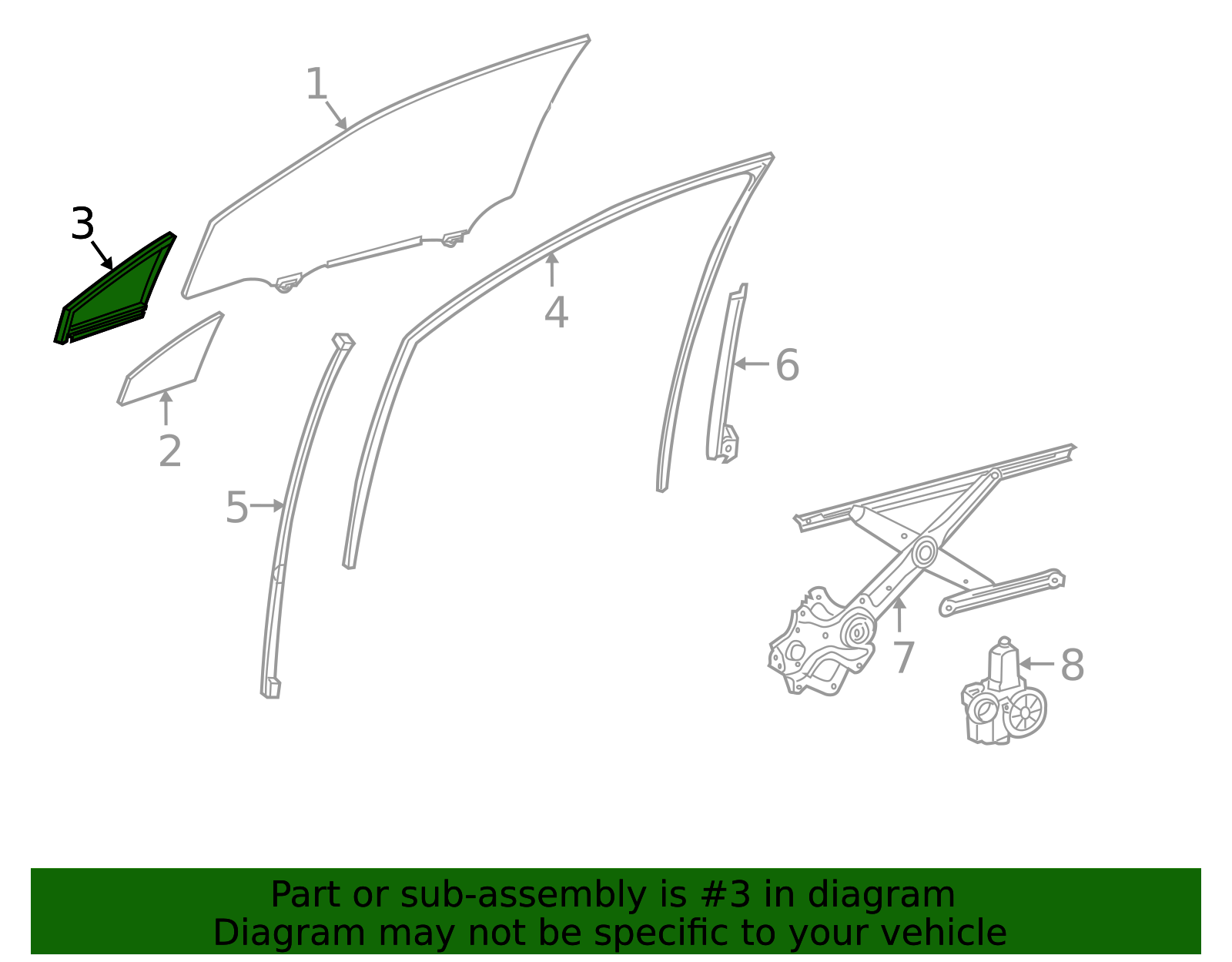2016-2022 Lexus Glass Weather-Strip 68216-0E020 | OEM Parts Online