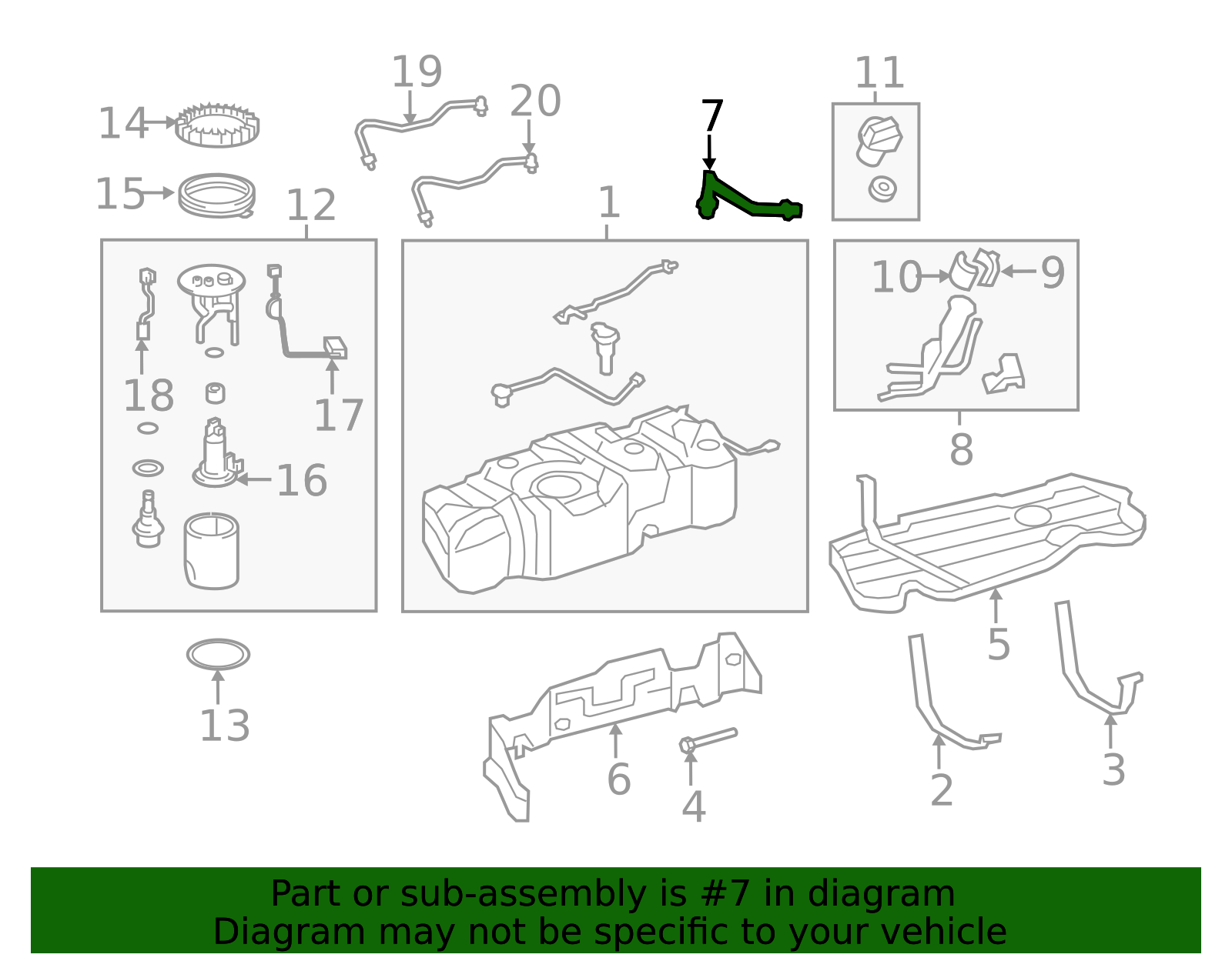2007-2021 Toyota Tundra Fuel Tank Filler Neck 77213-0C080 | Toyota ...