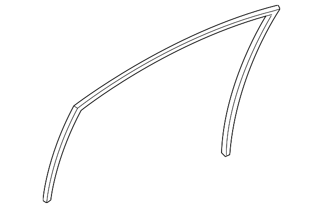 2012-2015 Honda Civic | Run Channel | 72275-TS8-A01 | Honda OEM ...