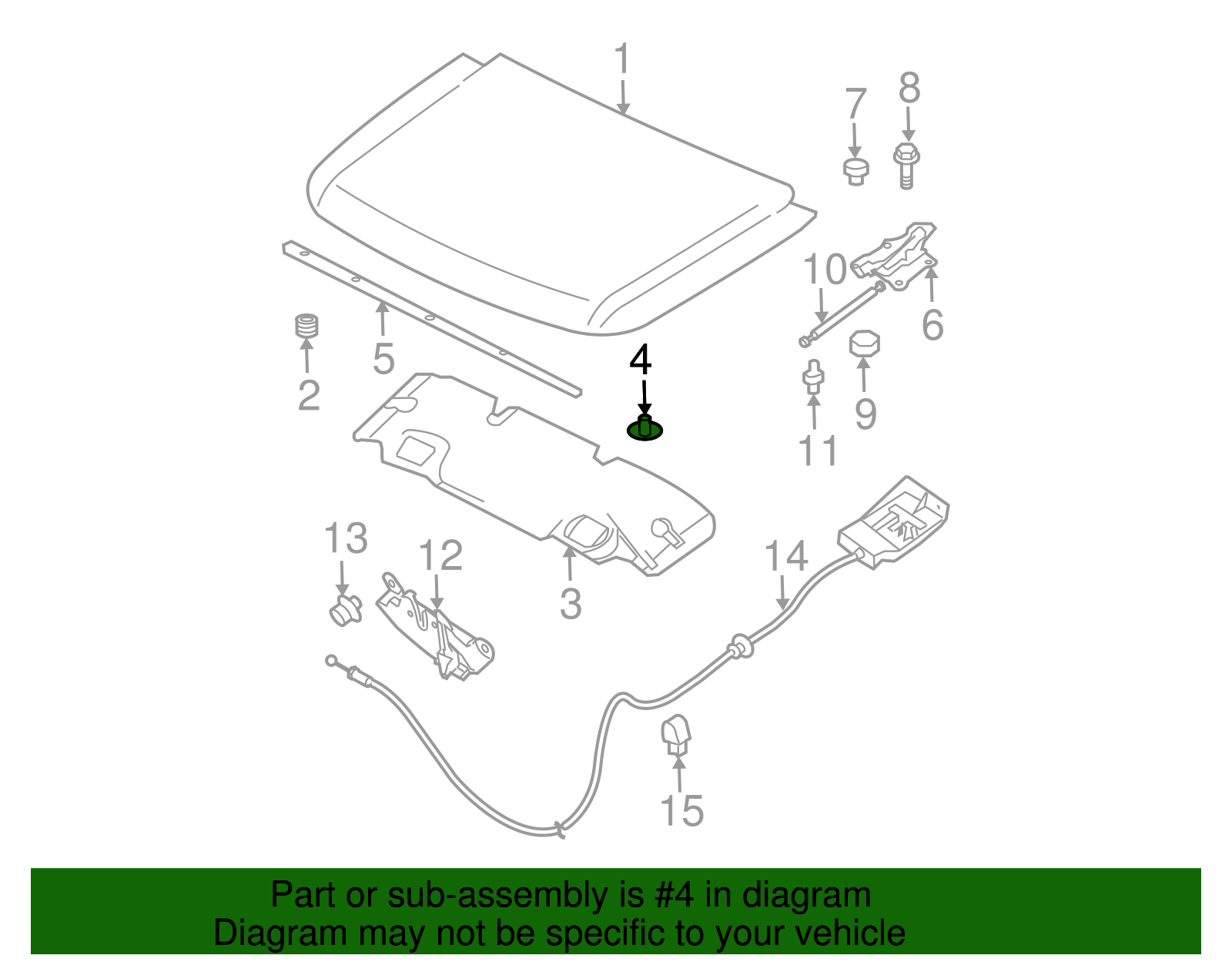 65846-4Z000 - Insulator Clip - 1985-2025 Nissan | Nissan OEM Parts Direct