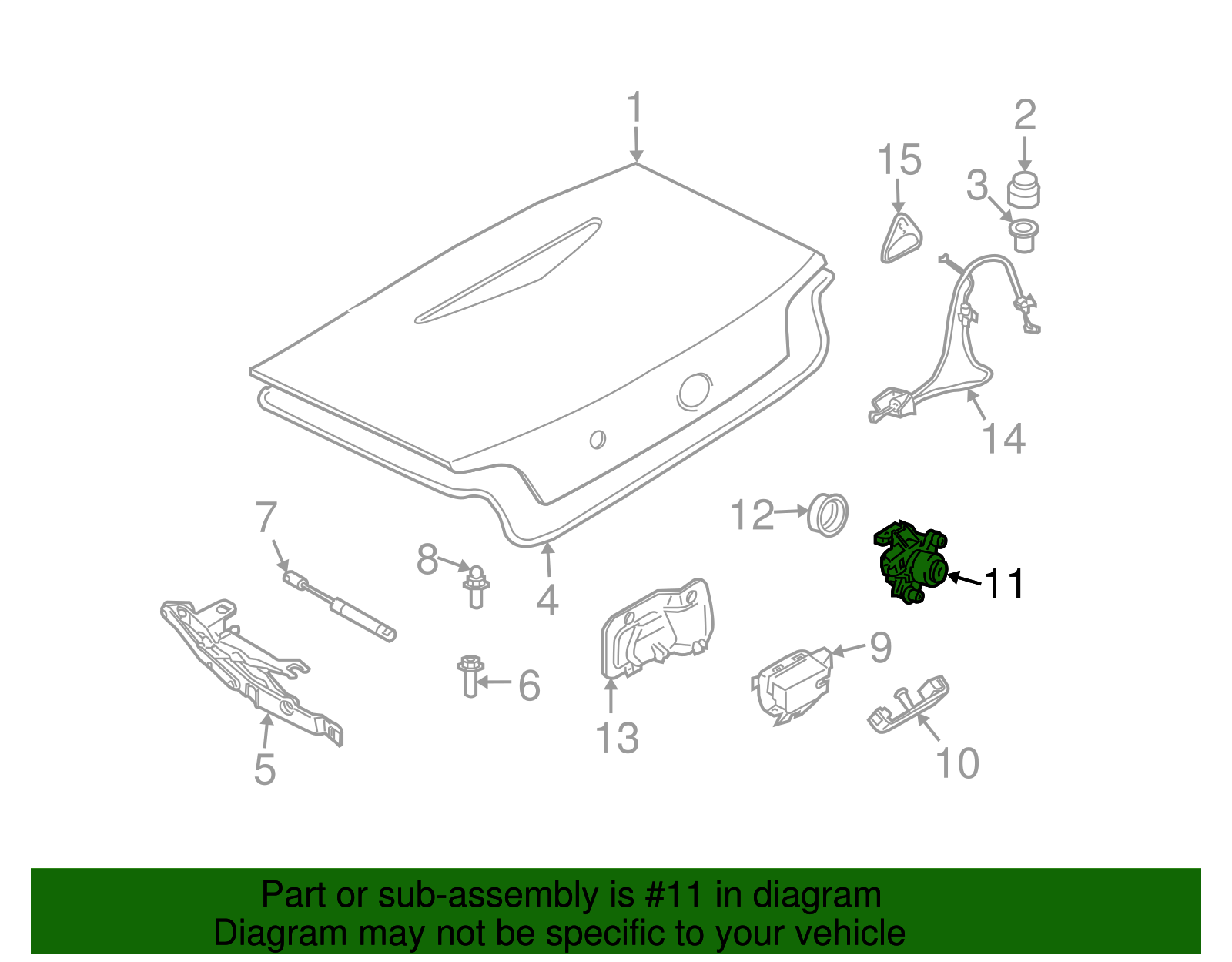51247073980 - 2003-2008 BMW Z4 Lock Cylinder (51-24-7-073-980) | BMW of ...