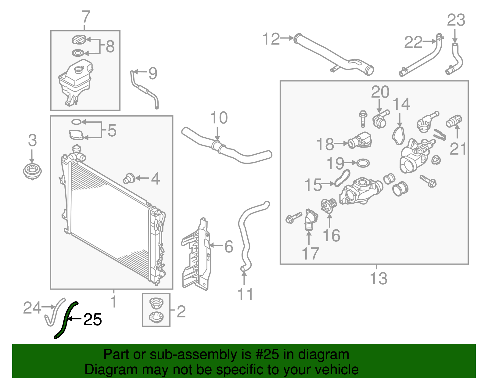 25410-F6500 - Oil Cooler Tube 2017-2020 Kia | Kia.Parts Store