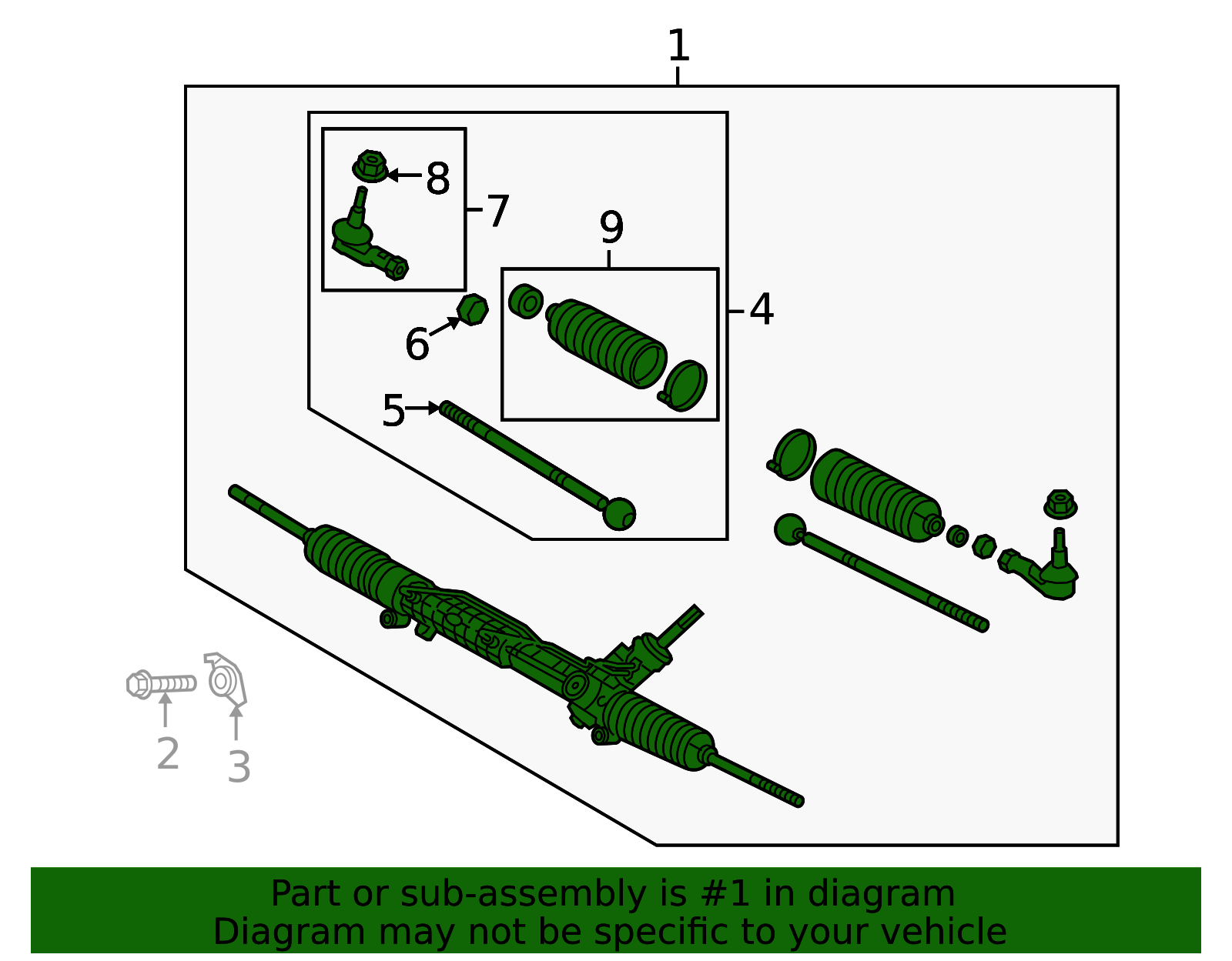 LR080151 - Steering Gear 2009-2016 Land Rover | OEM Euro Parts
