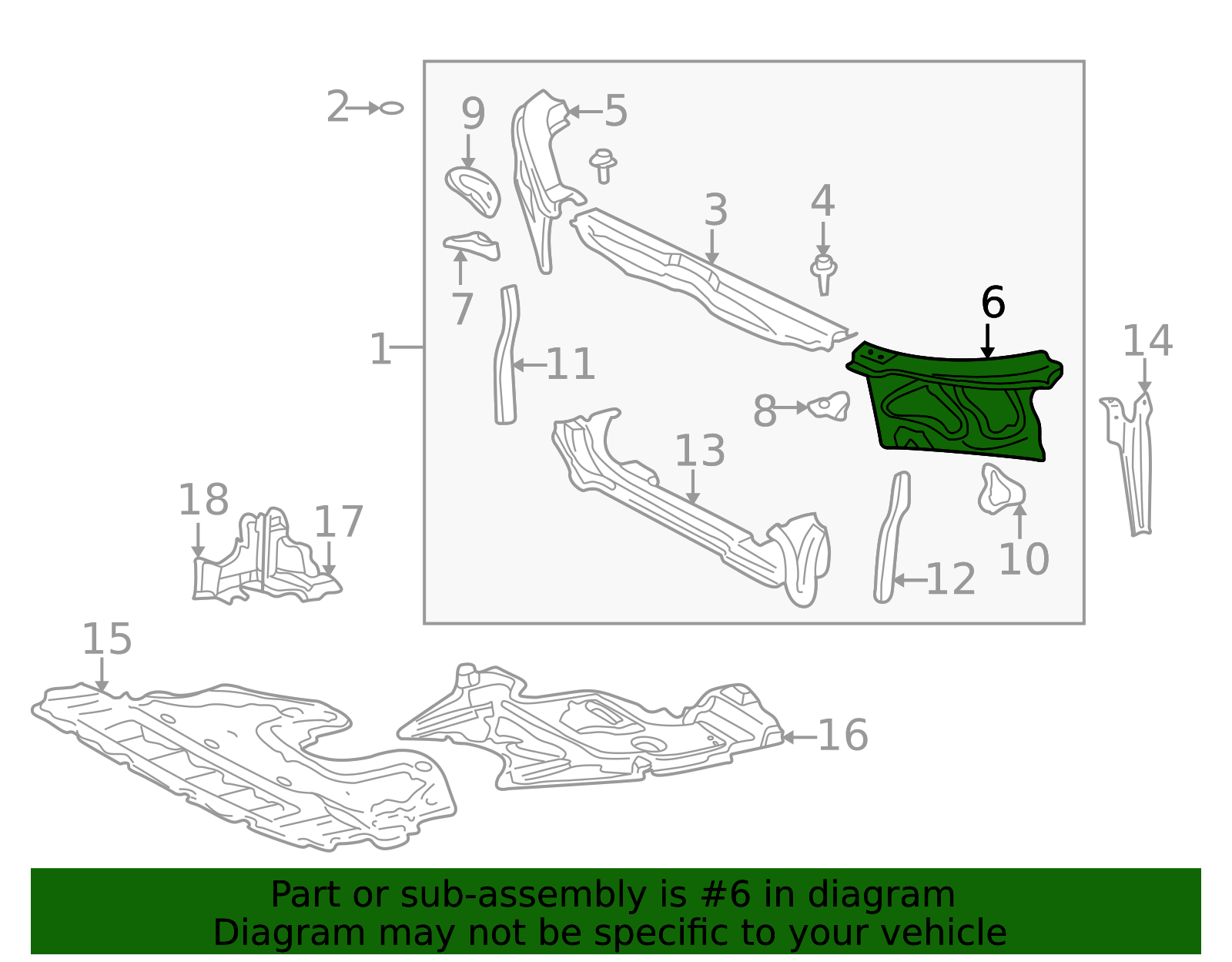 53203-53902 - High-Quality Radiator Support Side Panel for 2001-2005 ...