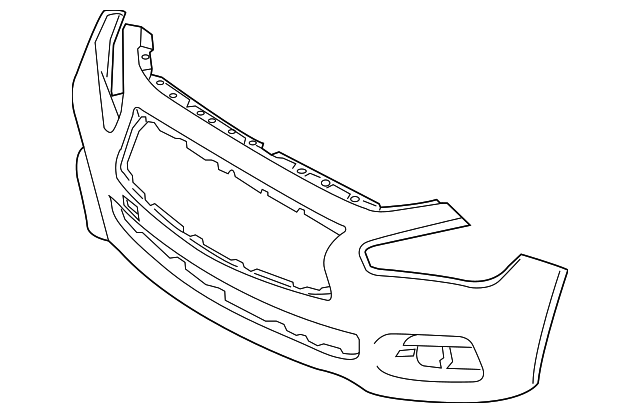 2018-2020 Infiniti Q50 Bumper Cover 620226HJ1H | OEM Parts Online