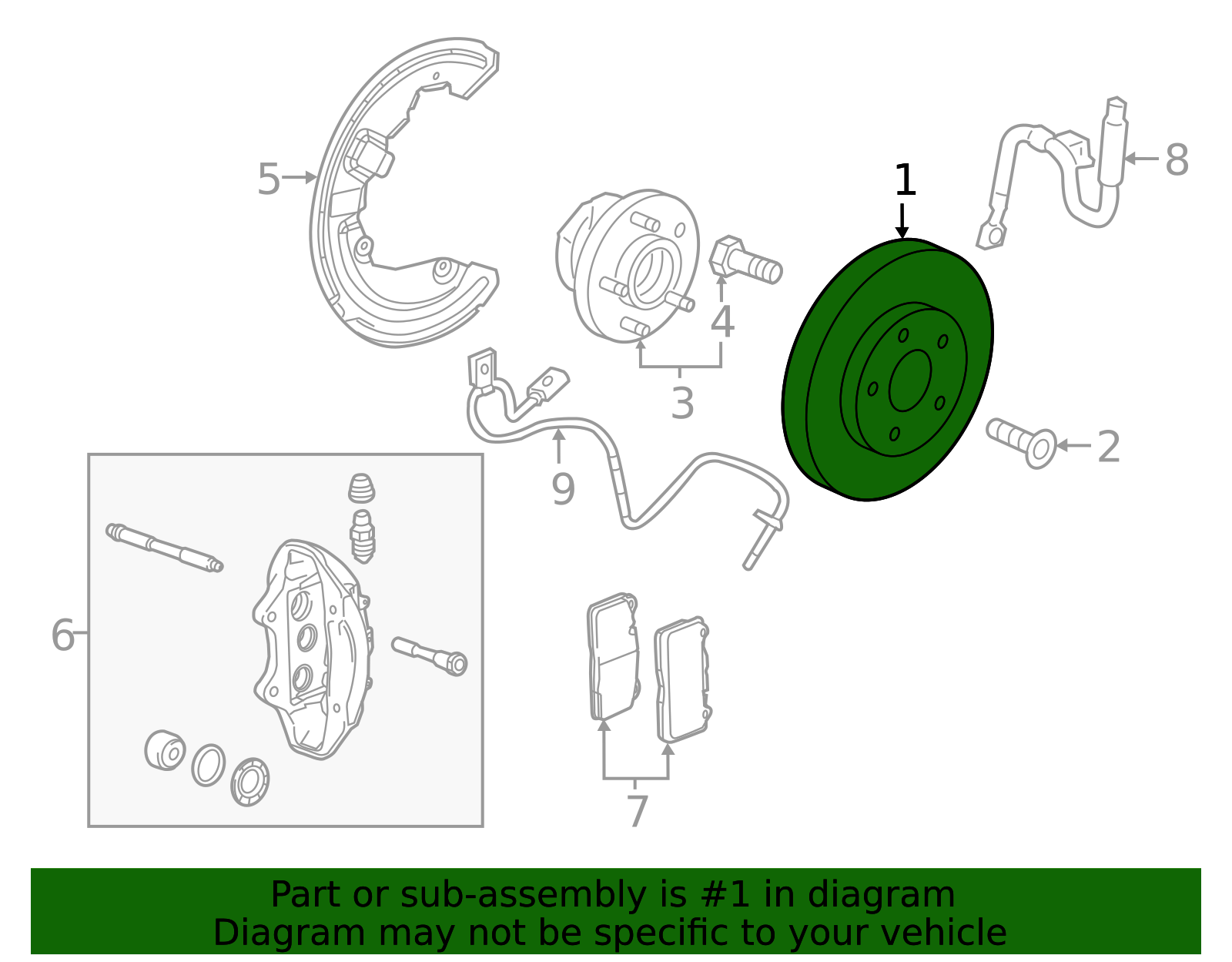 84271643 - Front Disc Brake Rotor 2016-2024 GM | GM Parts Center