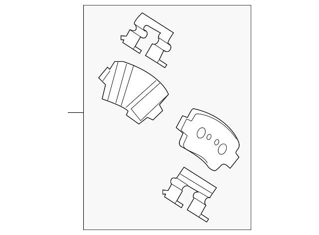 2015-2019 Hyundai Sonata Brake Pads Rear 58302-C1A15 | World OEM Parts ...