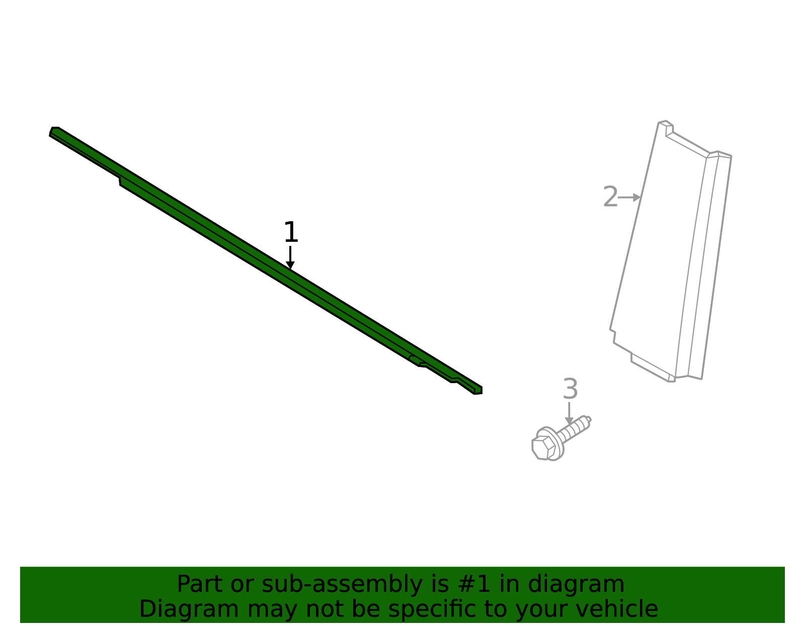 2021-2025 Ford Bronco Weatherstrip Assembly Door Window M2DZ-7821453-B ...