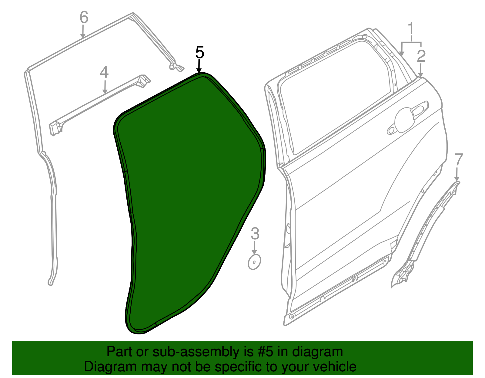 2005-2019 Land Rover Door Weather-Strip LR026447 | OEM Parts Online