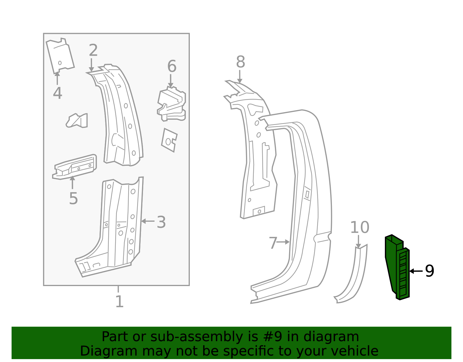 Quarter Panel Vent 62905-04040 | OEM Parts Online