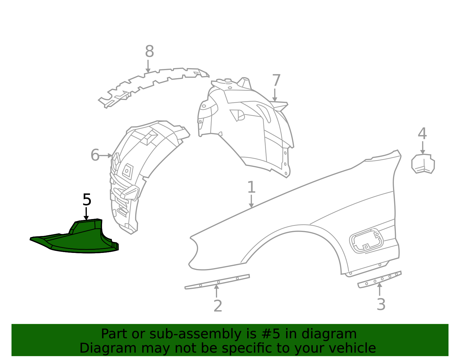 230-690-31-30 - Fender Splash Shield 2009-2012 Mercedes-Benz | Mercedes ...