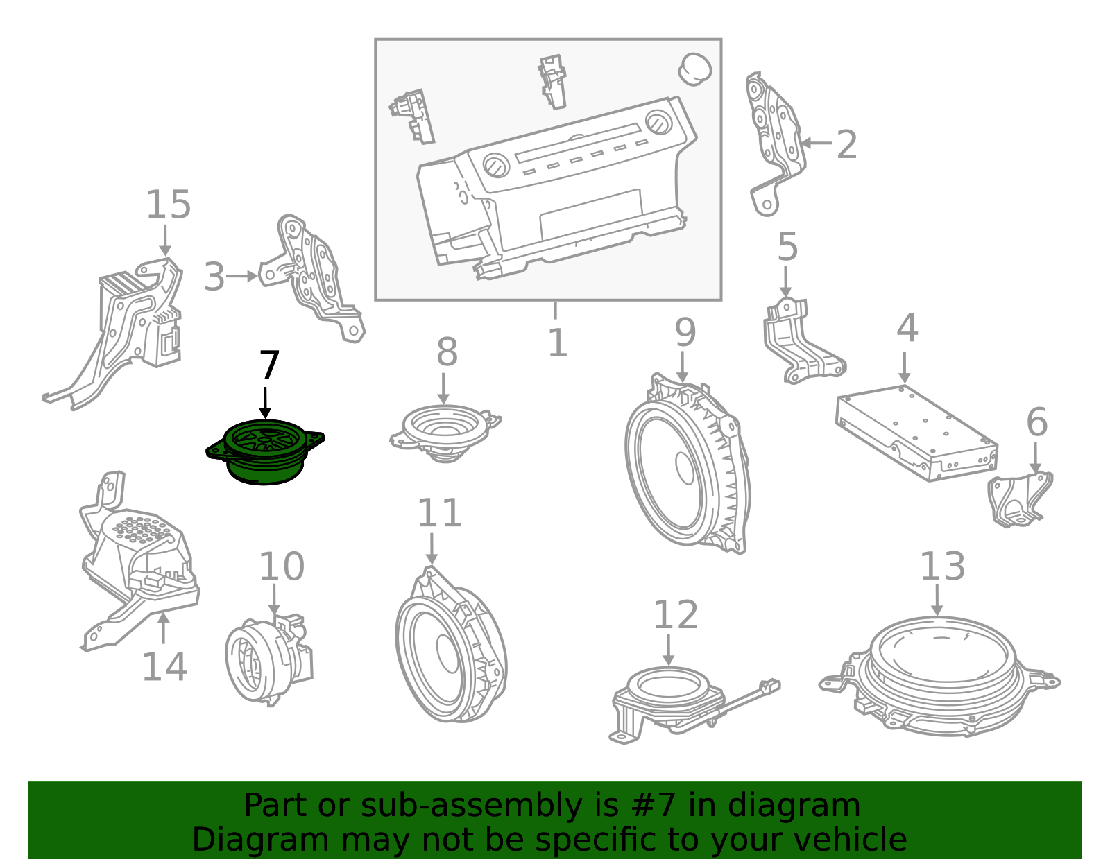 86160-0E360 - High-Quality Speaker for 2016-2022 Lexus | AutoNation Parts