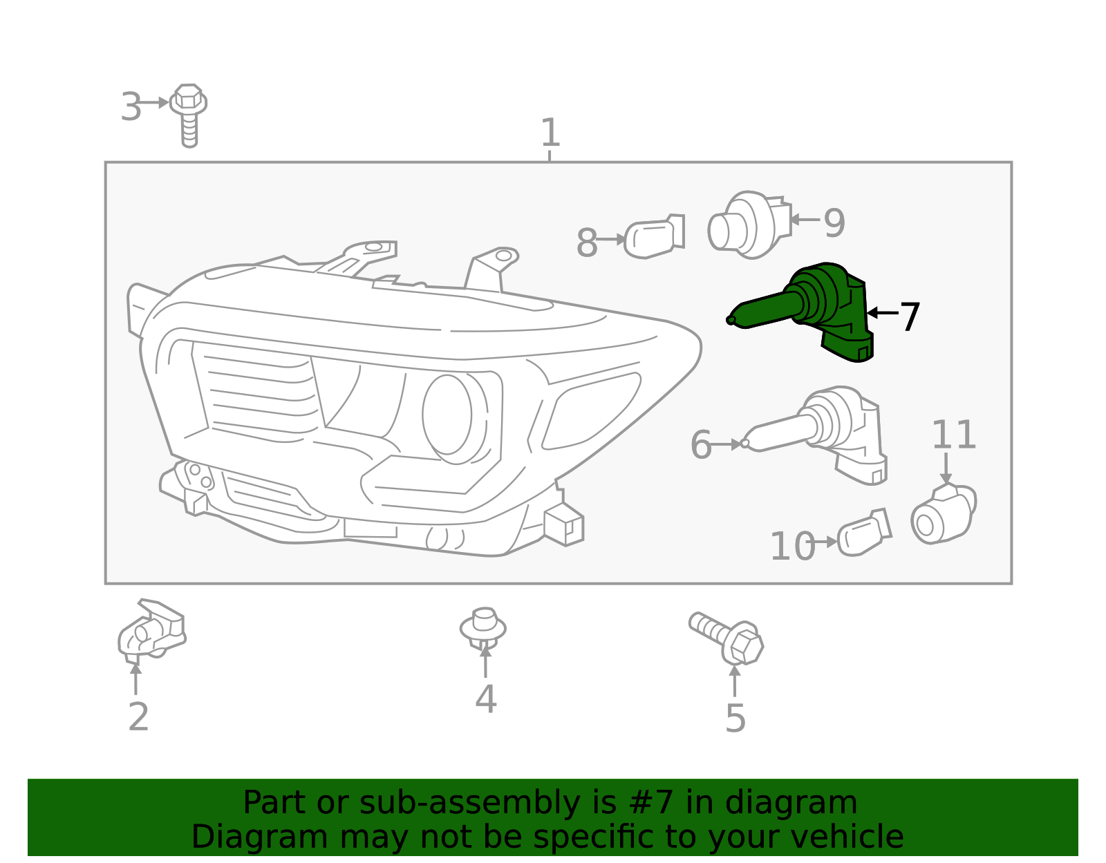 High Beam Bulb 90981-13084 | Toyota Parts Center